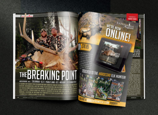 Extreme Elk Magazine Hunting Business Card | Outdoor Advertising and ...