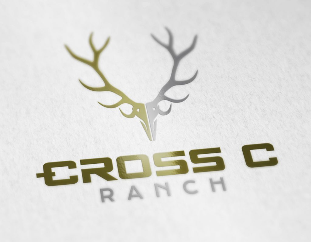 The Cross C Ranch Wyoming Hunting Outfitter Logo Design | Outdoor ...