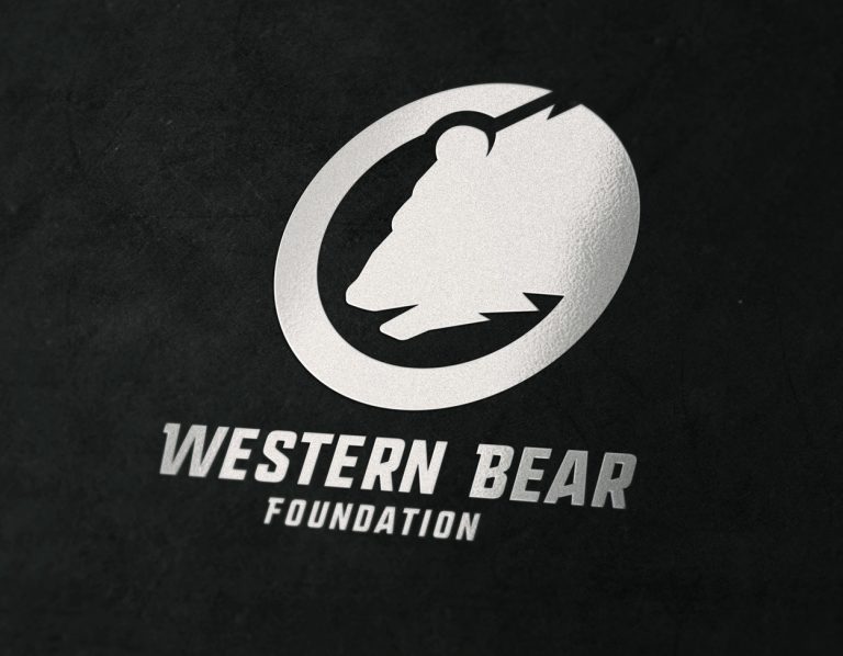 Western Bear Foundation Grizzly Bear Logo Design | Outdoor Advertising ...